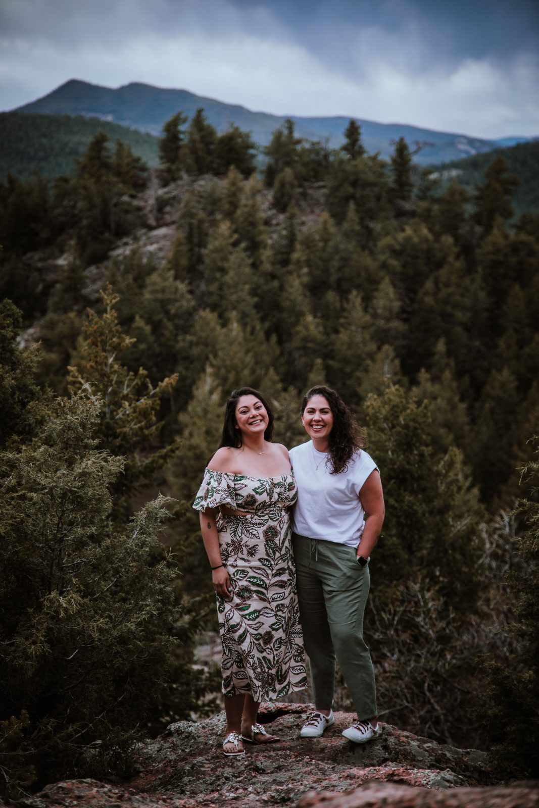 Jennifer + Ashley | Mount Falcon Engagement Session | Colorado ...
