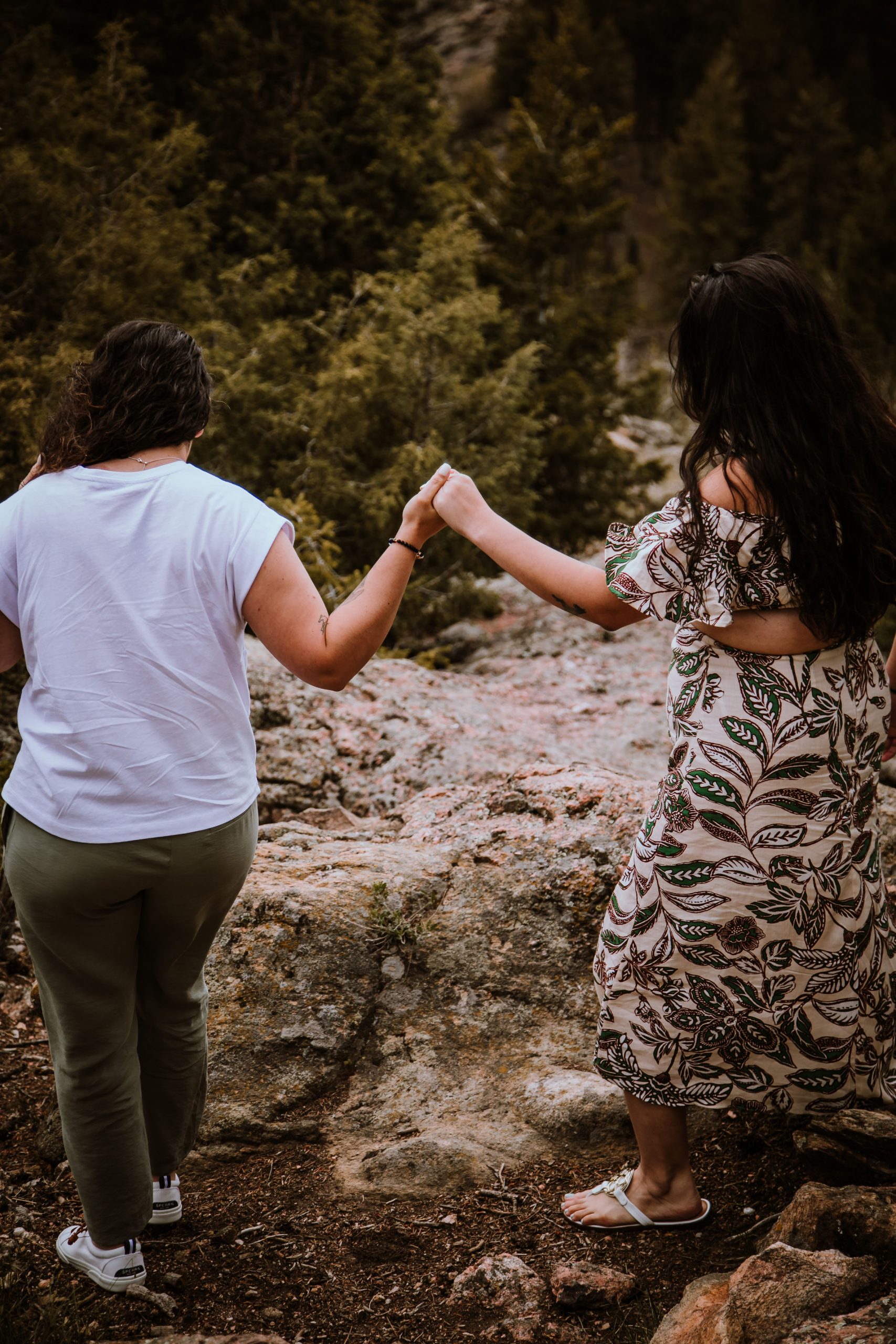 Jennifer + Ashley | Mount Falcon Engagement Session | Colorado ...